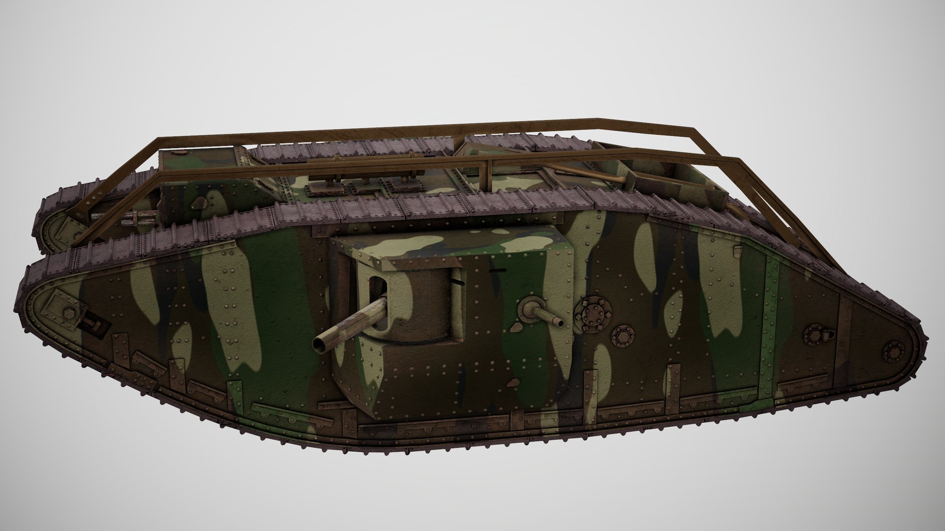 3D War Tank Male Pbr - TurboSquid 1610655