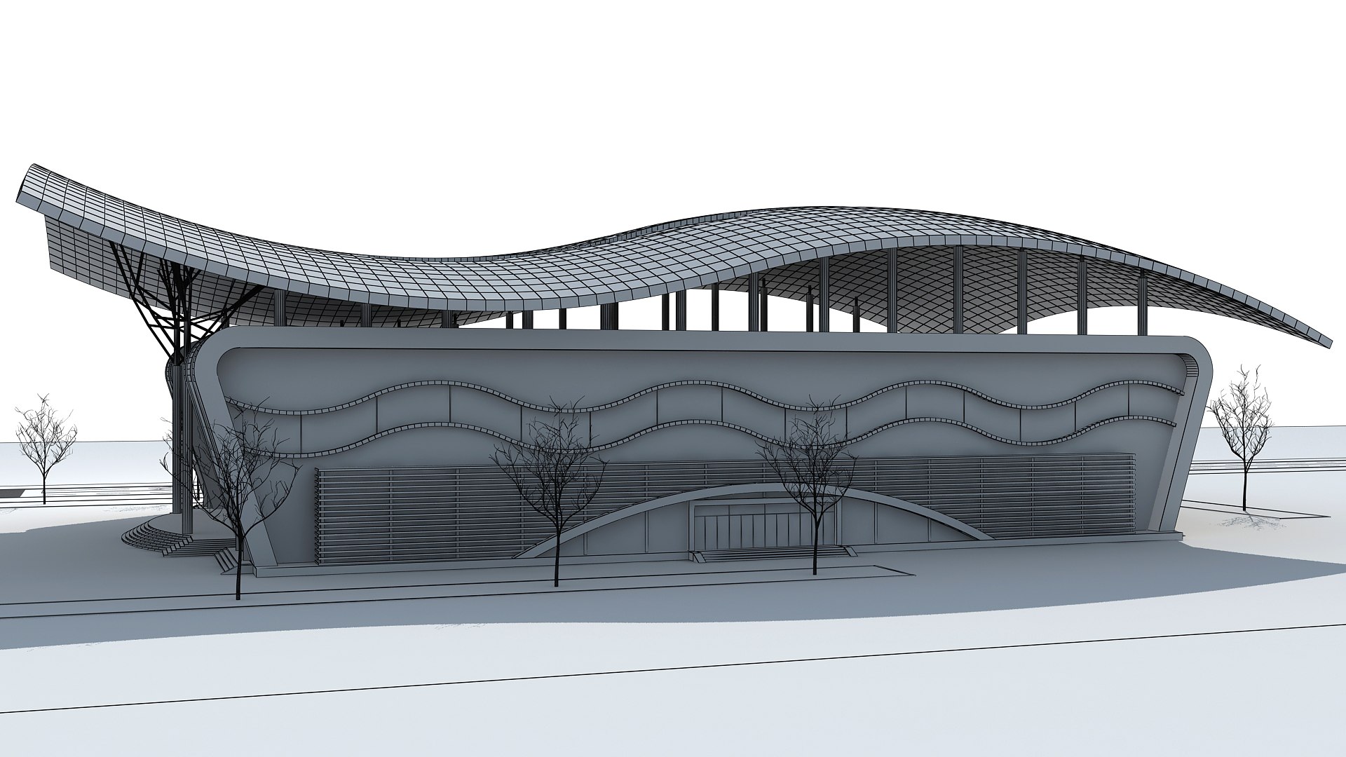 Modern Building 86 3D - TurboSquid 2293161