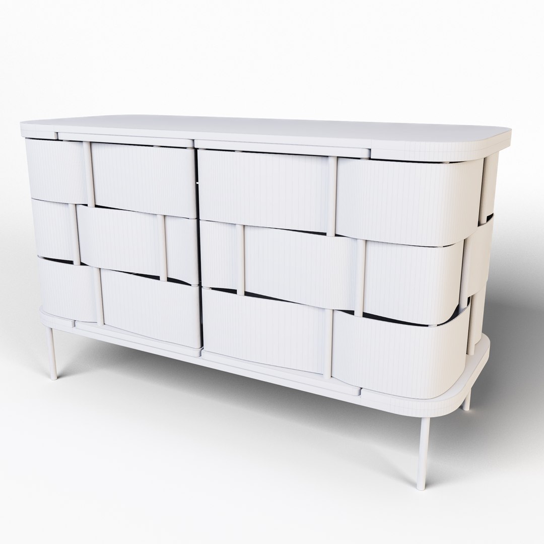 3D Wicker Locker Model - TurboSquid 2201756