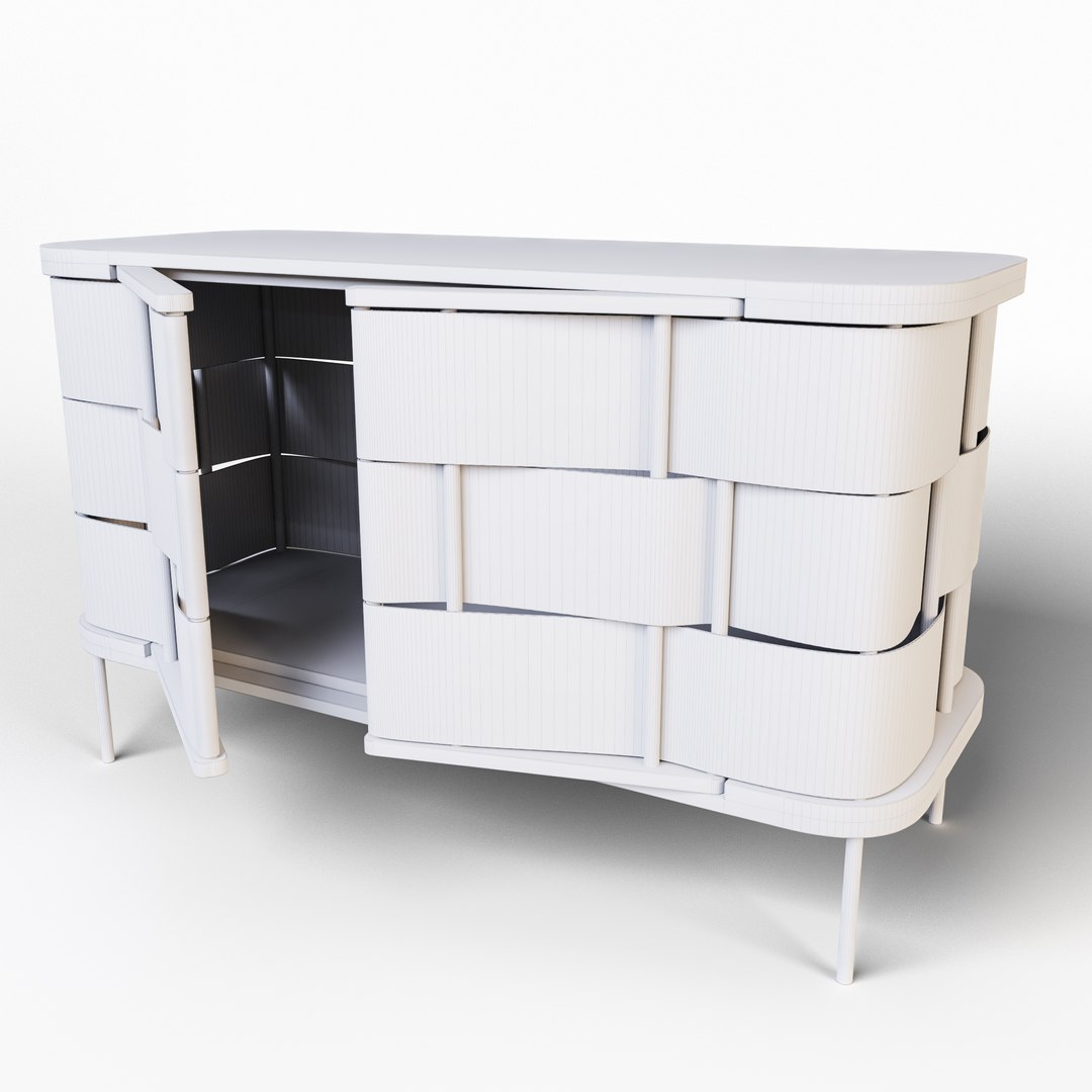 3D Wicker Locker Model - TurboSquid 2201756