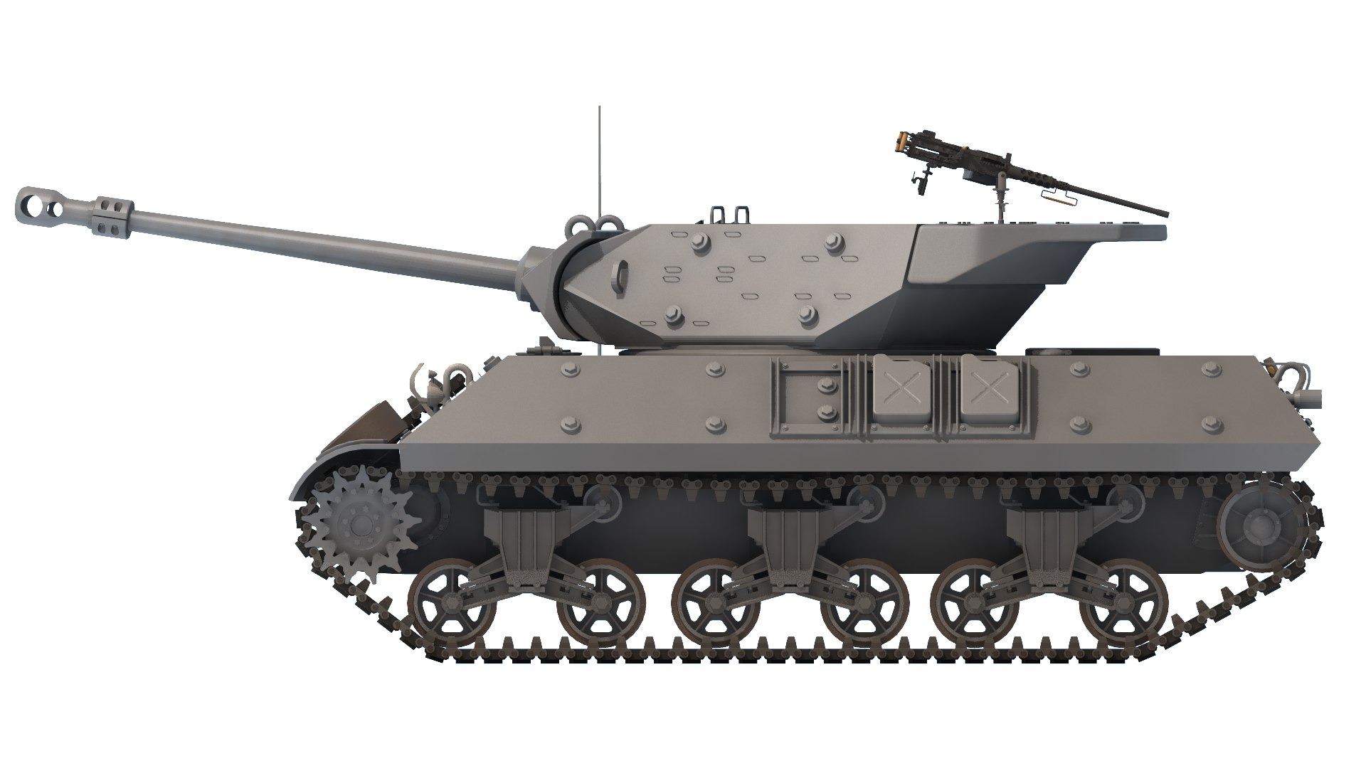 17pdr SP M10 Achilles Tank Destroyer 3D Model - TurboSquid 1730425