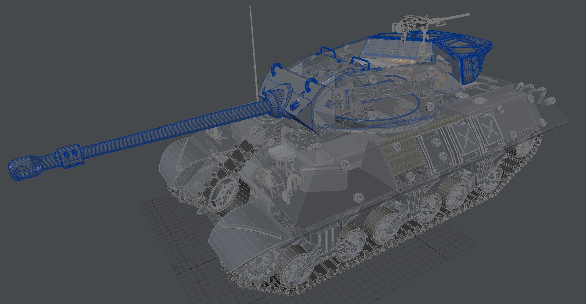 17pdr SP M10 Achilles Tank Destroyer 3D Model - TurboSquid 1730425