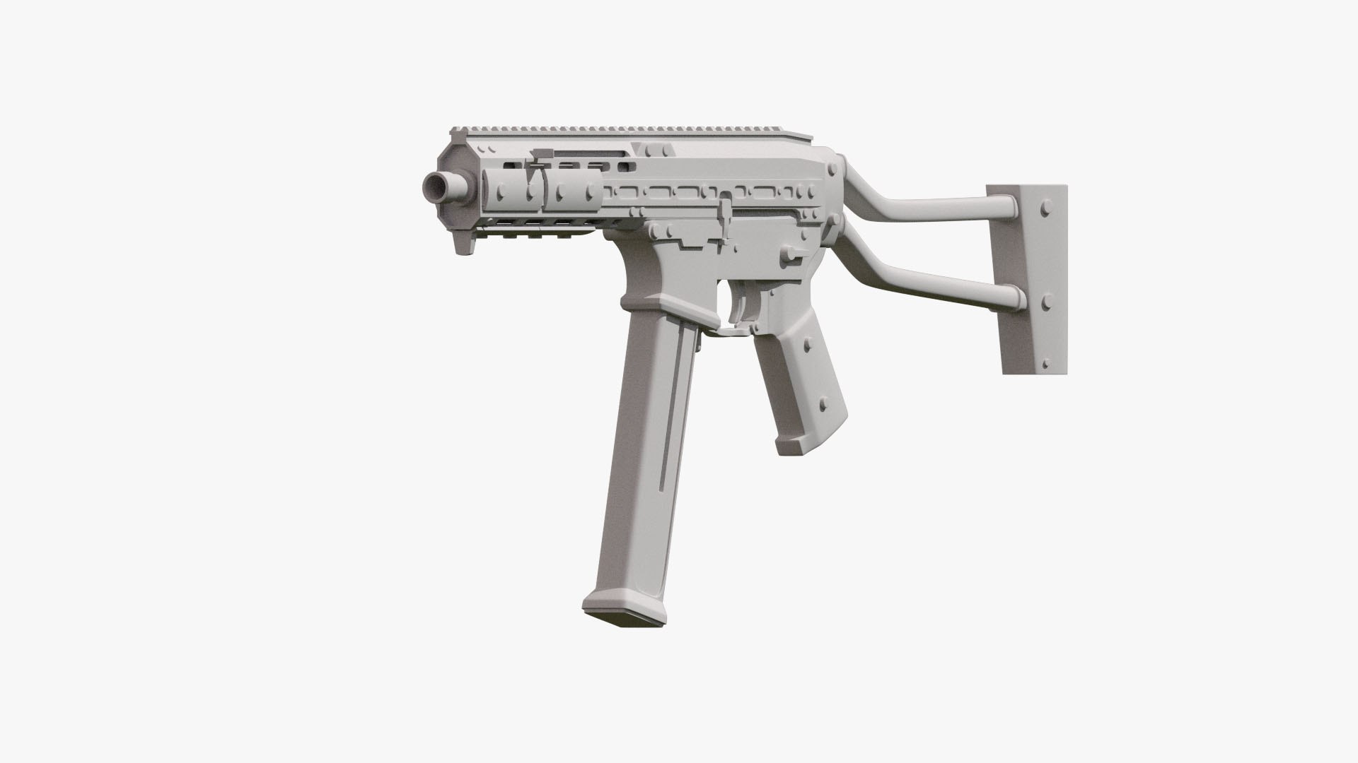 The Gun Smg45 3D Model - TurboSquid 2105049