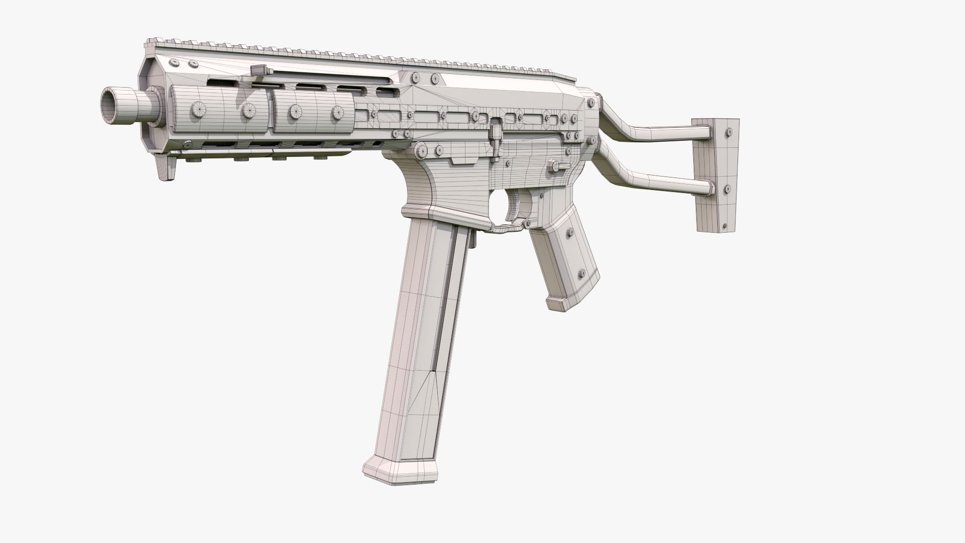 The Gun Smg45 3D Model - TurboSquid 2105049