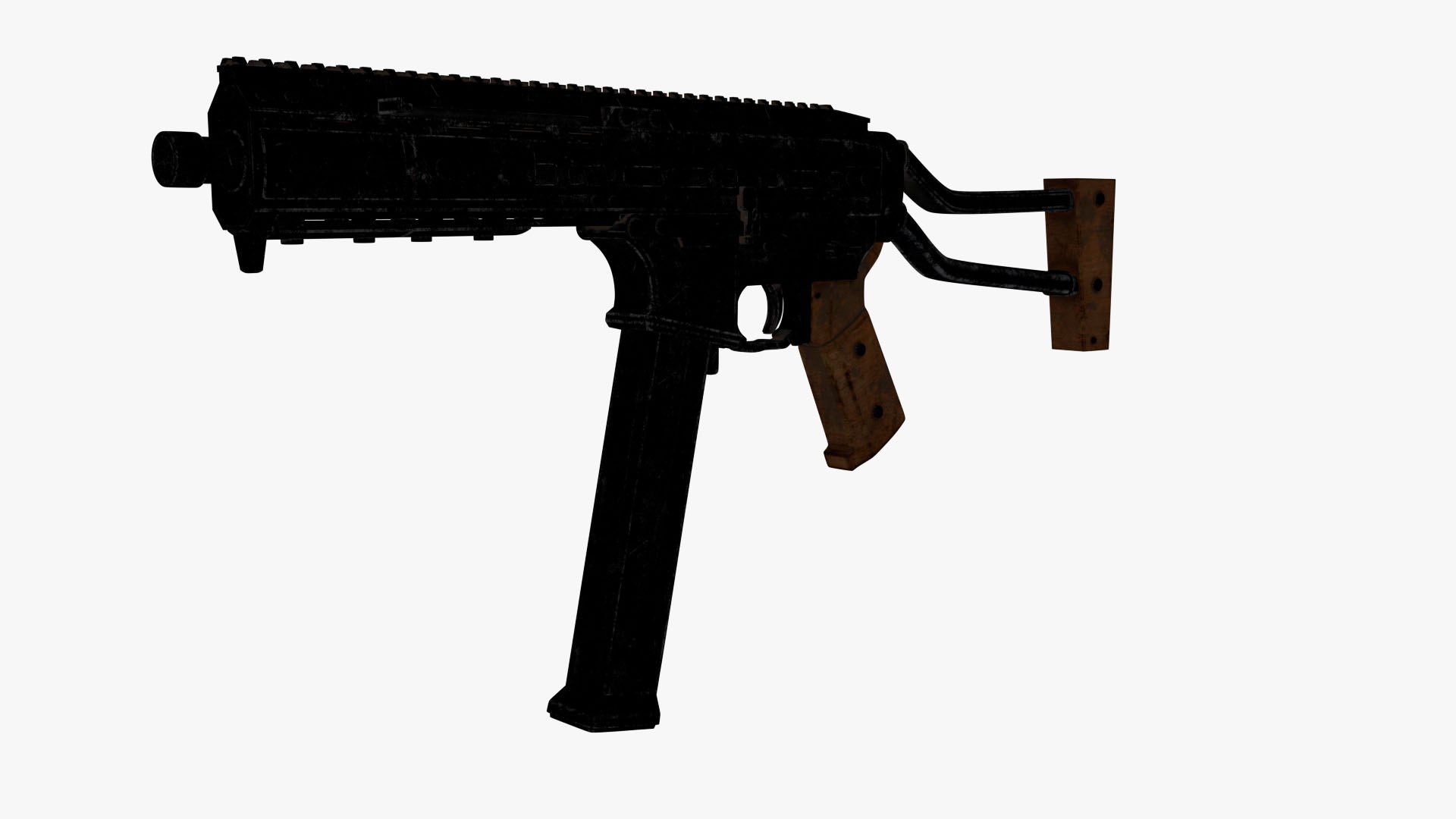 The Gun Smg45 3D Model - TurboSquid 2105049