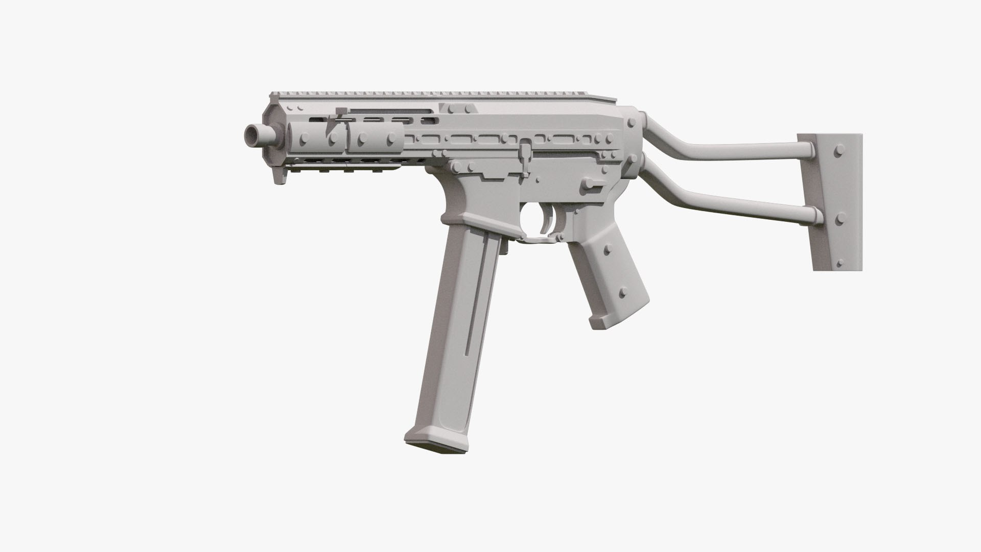 The Gun Smg45 3D Model - TurboSquid 2105049