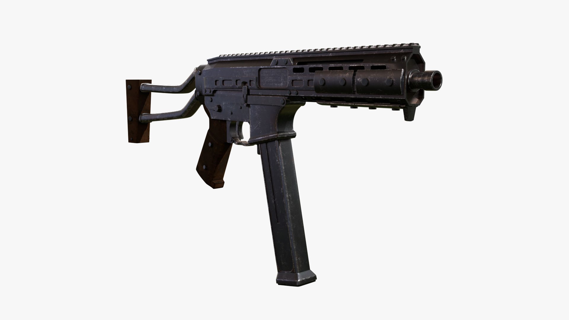 The Gun Smg45 3D Model - TurboSquid 2105049