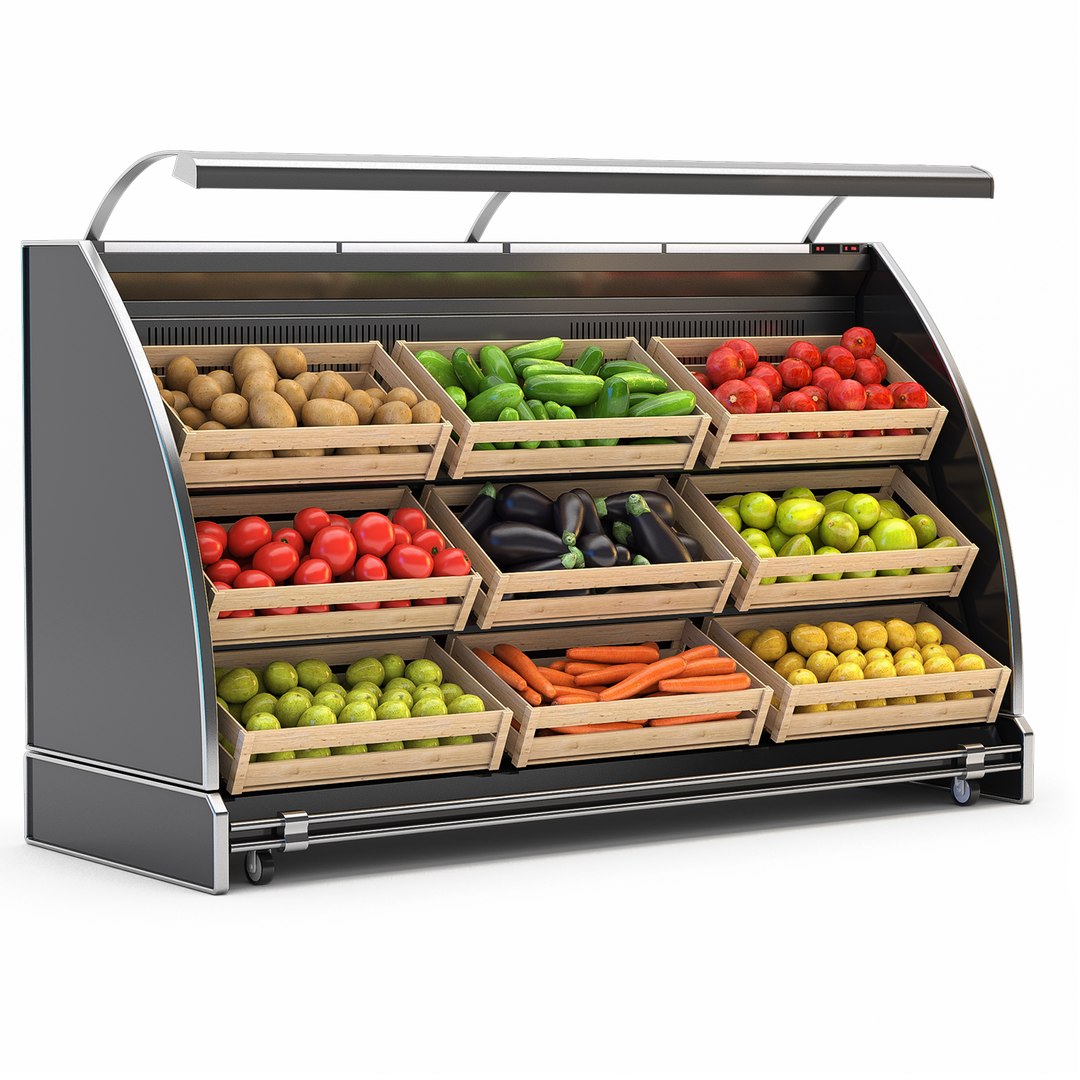 3D Louisiana Vegetable Rack Model - TurboSquid 1692631