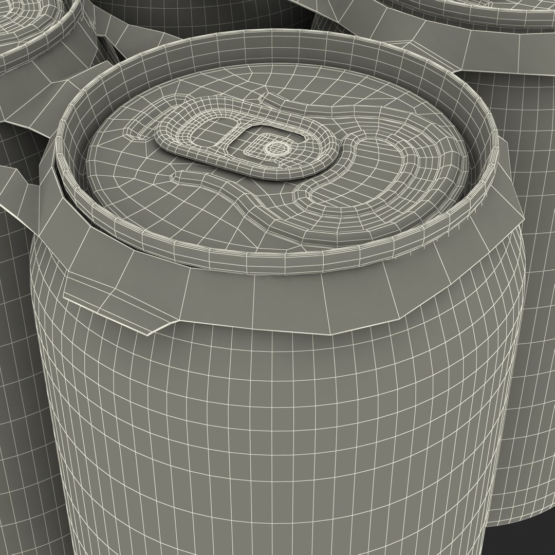 Pack Cans Dr Pepper 3d Max