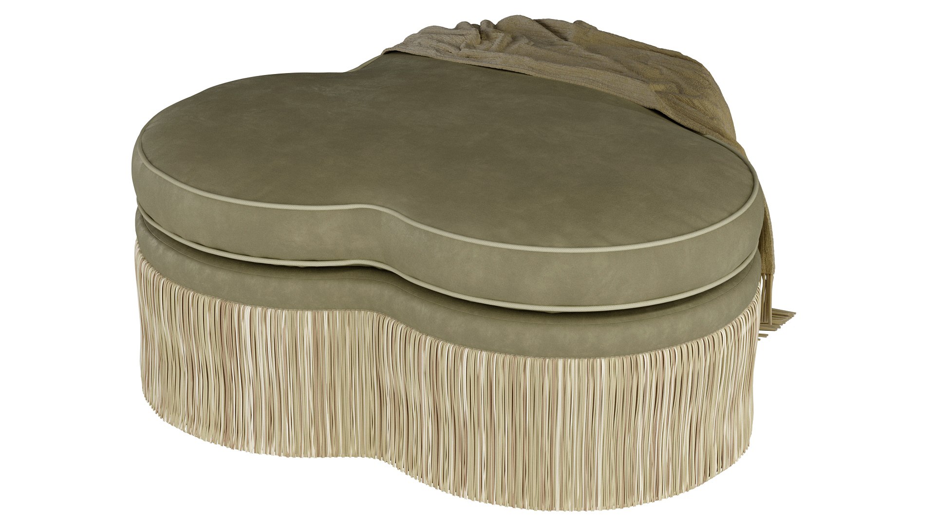 The Trefoil Ottoman 3D Model - TurboSquid 2089060