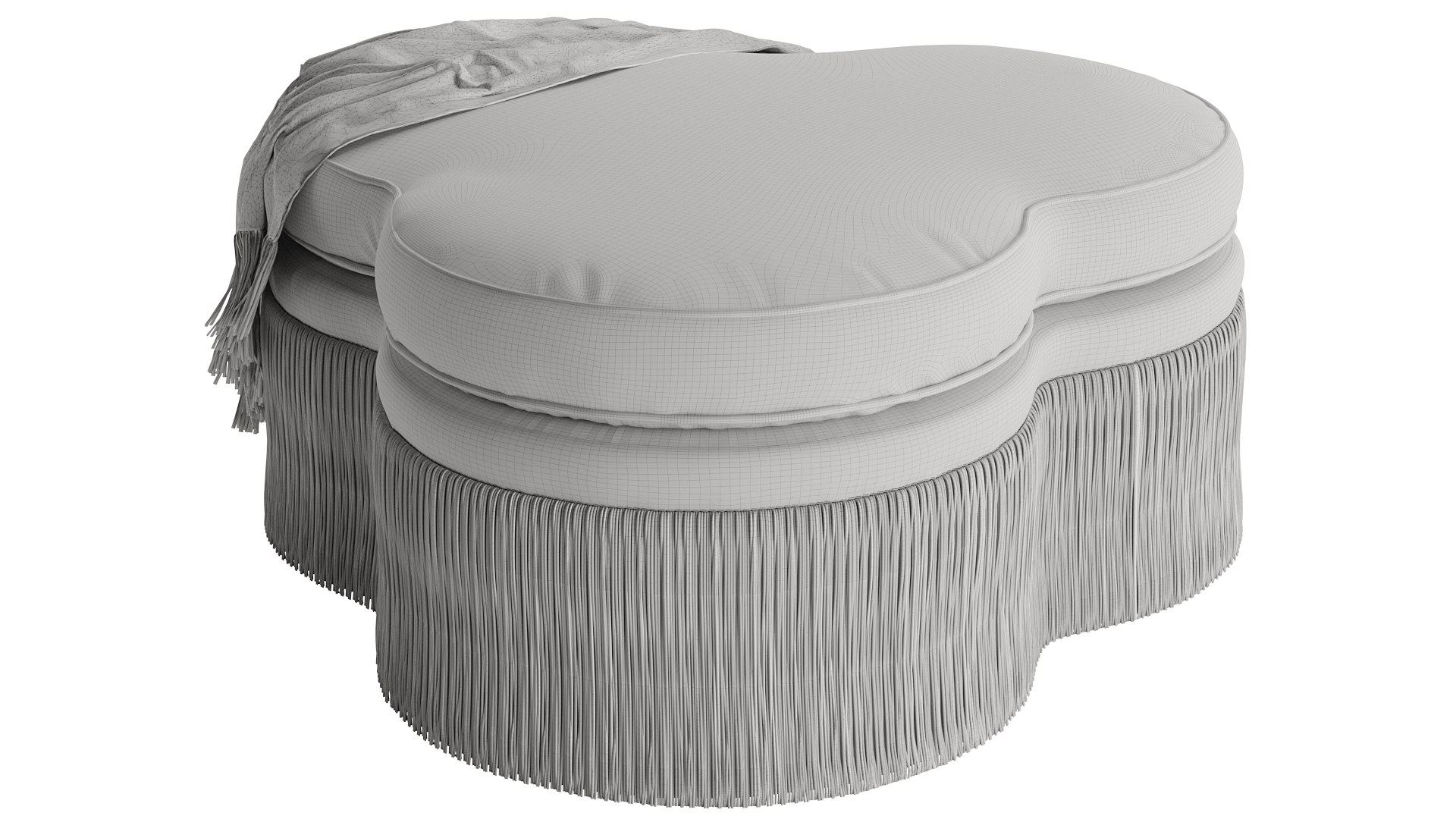 The Trefoil Ottoman 3D Model - TurboSquid 2089060