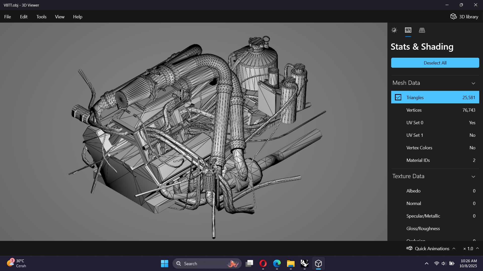 3D 7L Twin Turbo Winsdor V8 Low-poly Engine Model - TurboSquid 2471440