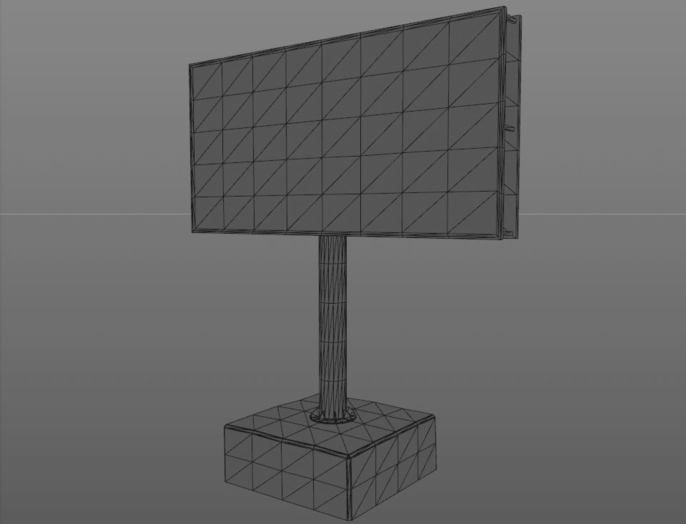 3D Billboard Model - TurboSquid 1586615