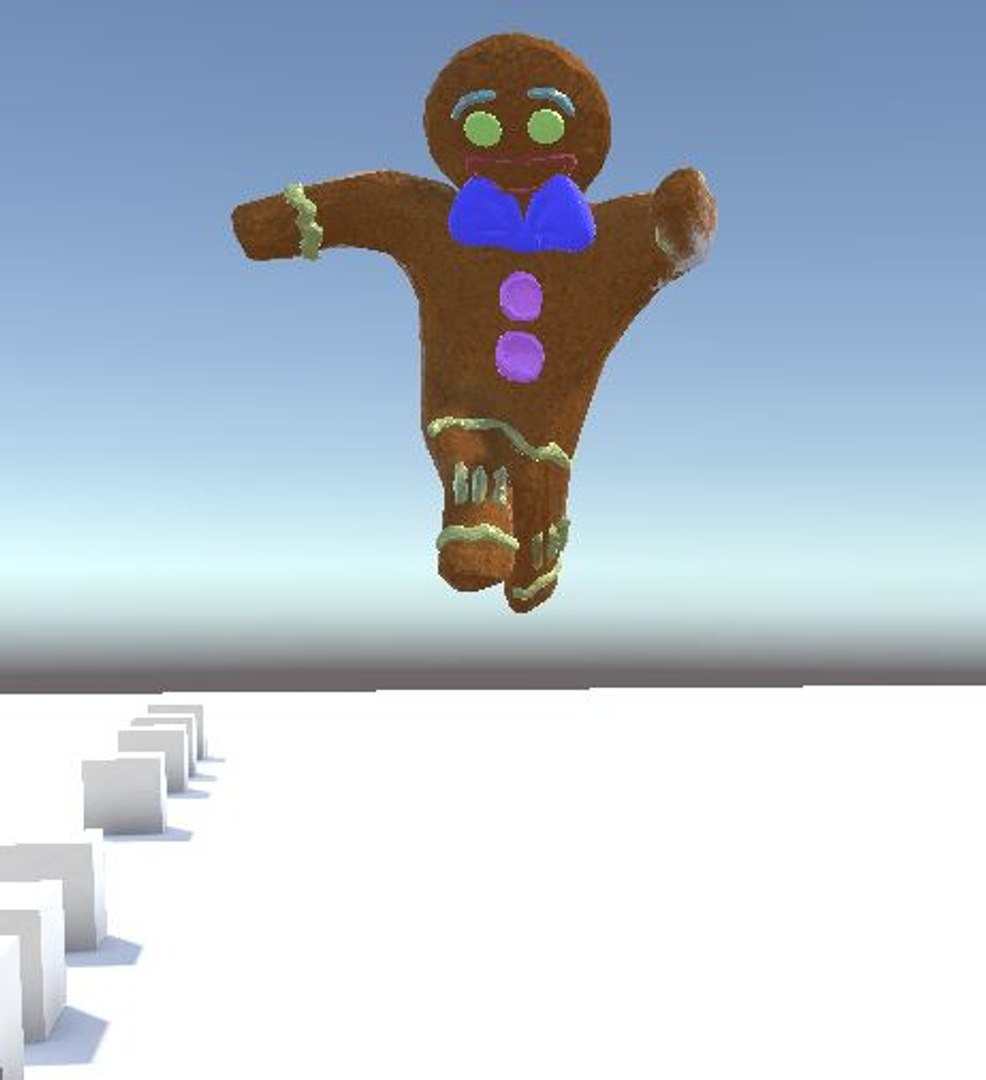 3d gingerbread man ginger