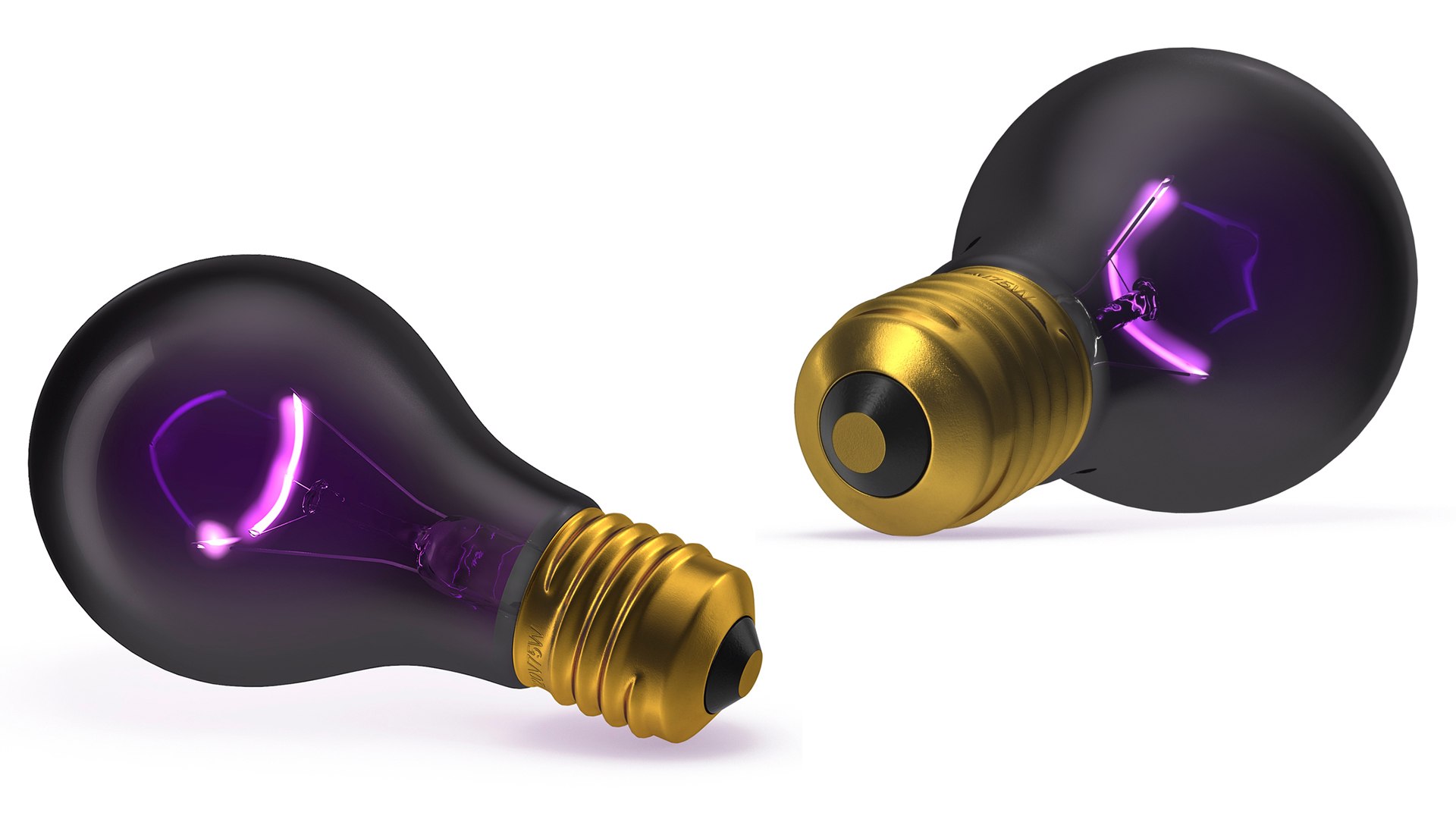 3D Realistic Blacklight Light Bulb - TurboSquid 2237017