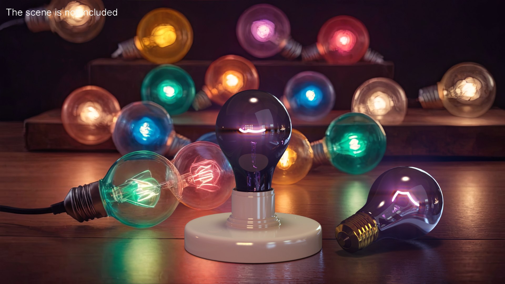 3D Realistic Blacklight Light Bulb - TurboSquid 2237017