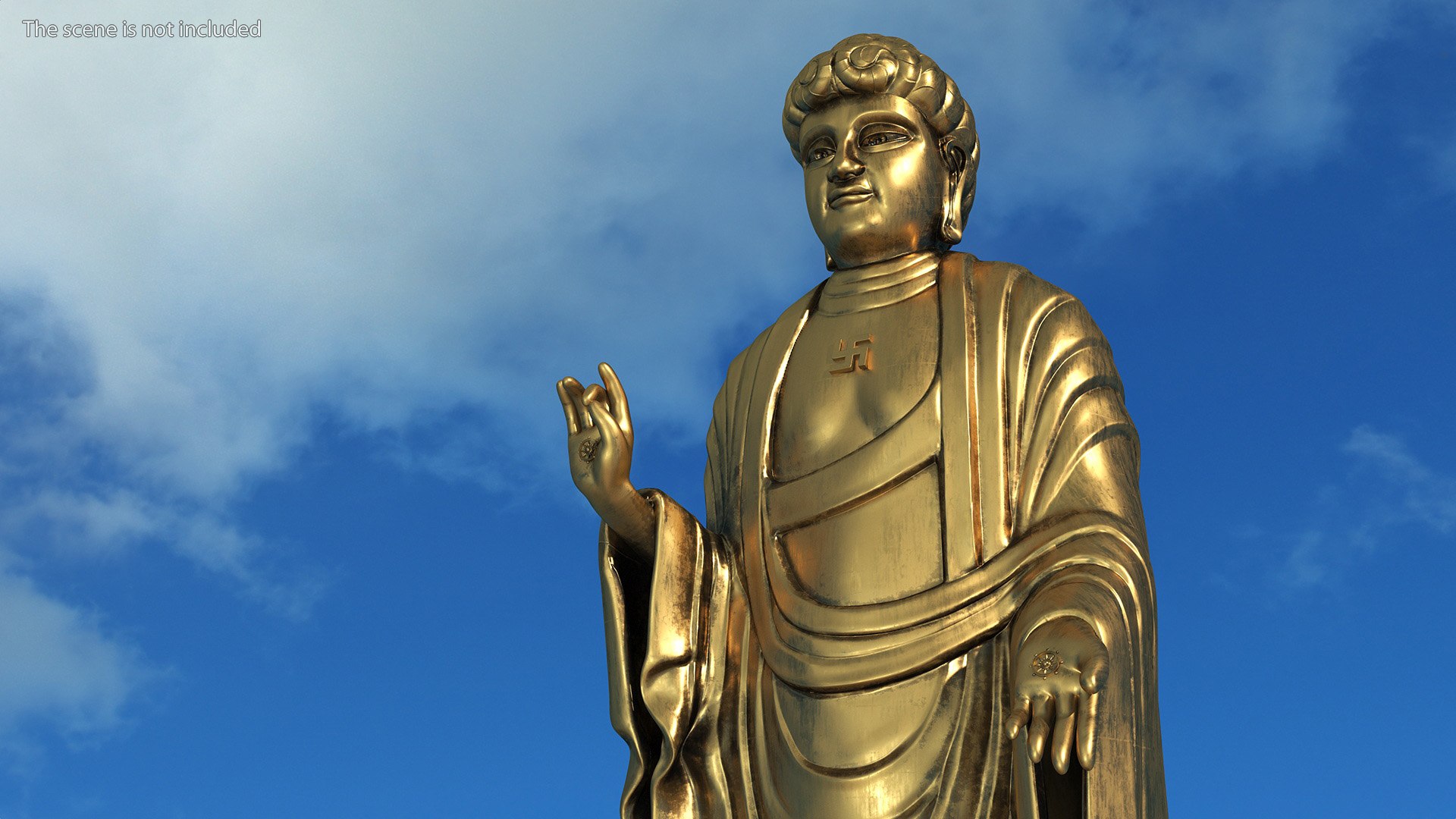 Spring Temple Buddha 3D Model - TurboSquid 2208802
