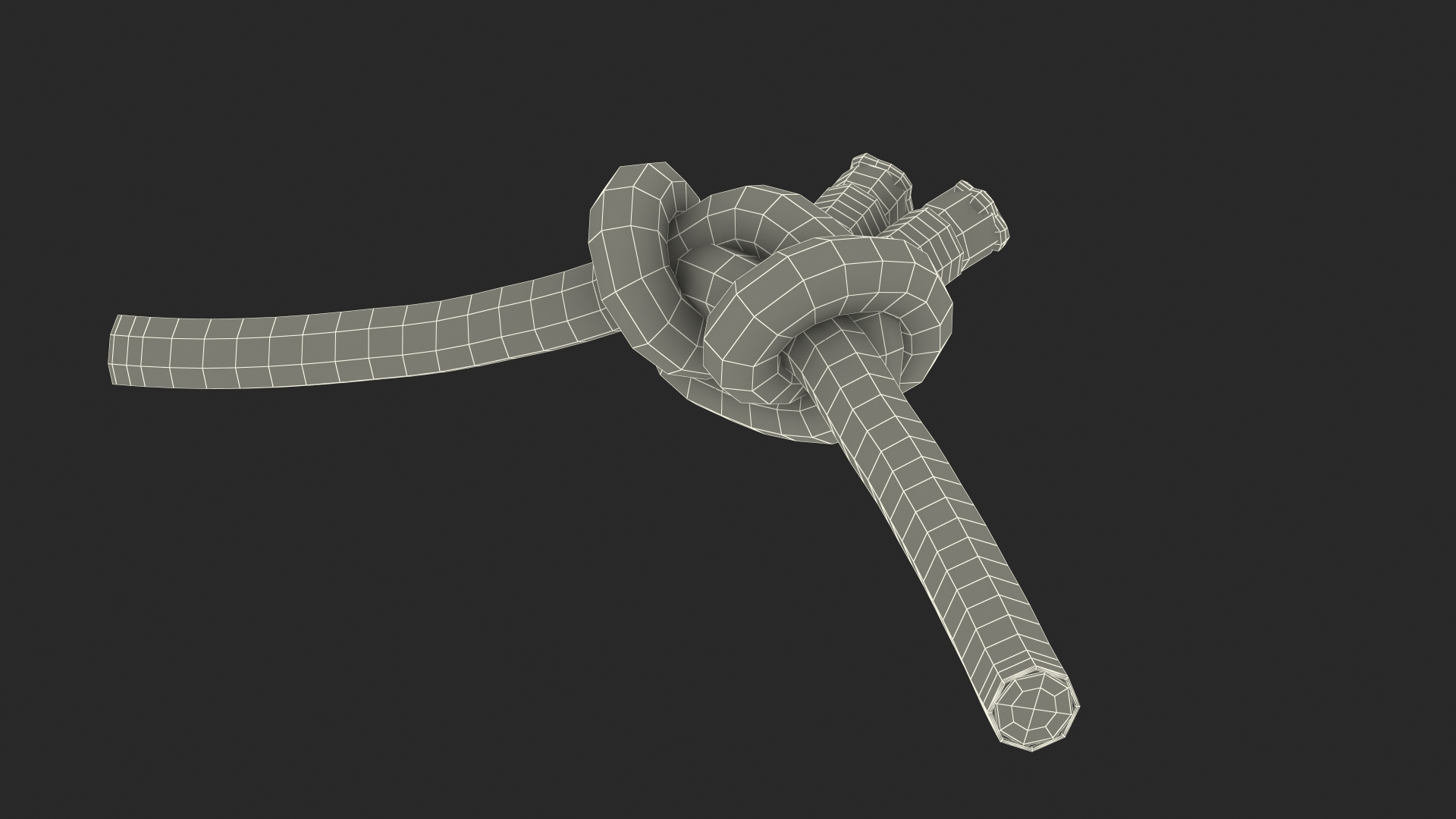 3D Alpine Butterfly Bend Knot - TurboSquid 1650676