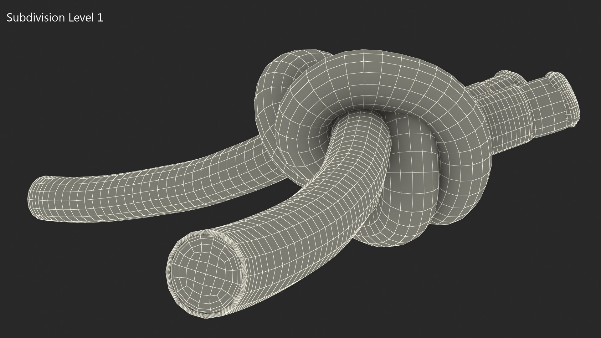 3D Alpine Butterfly Bend Knot - TurboSquid 1650676