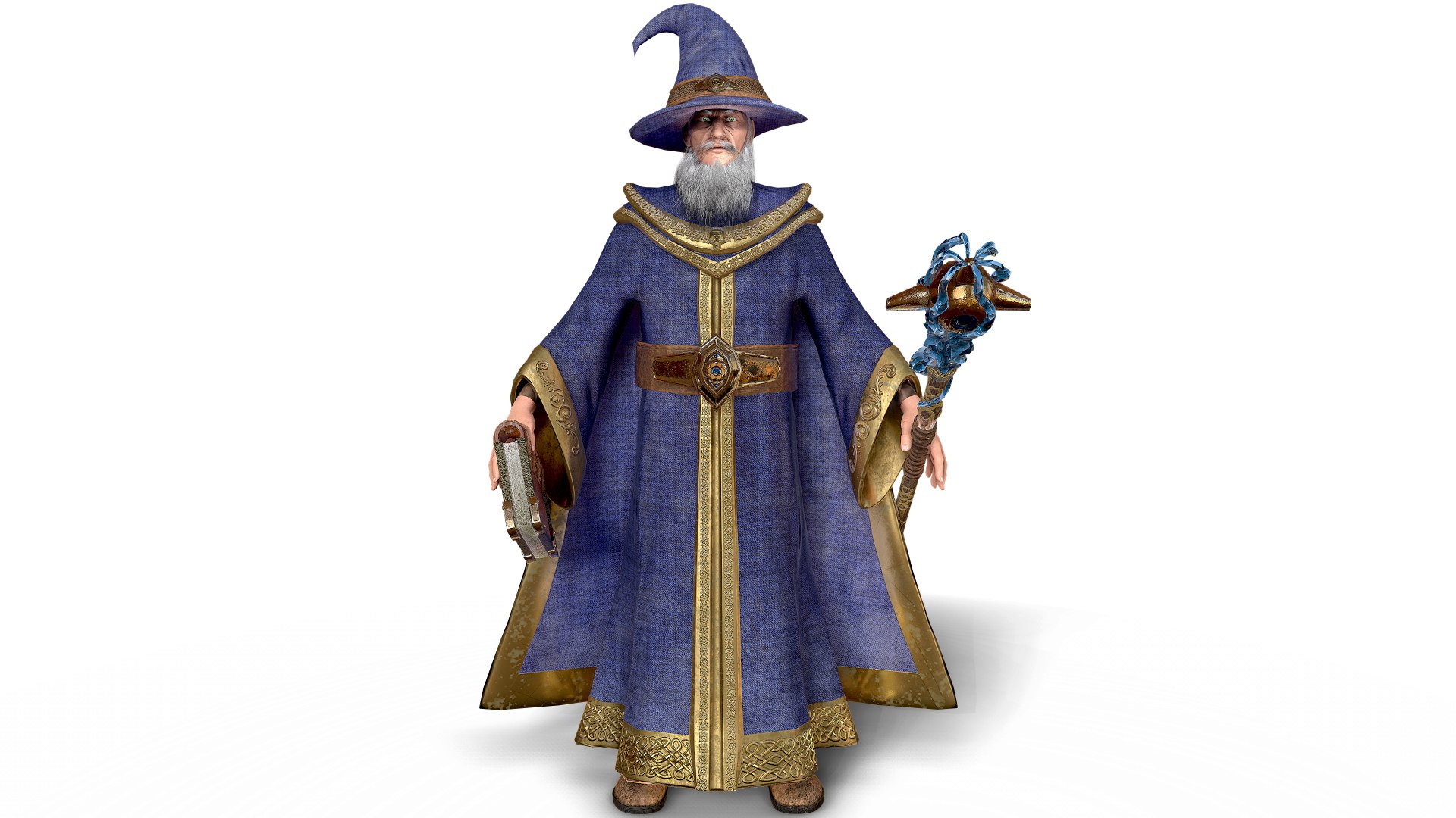 Original Wizard Staff 3D Model - TurboSquid 1442377