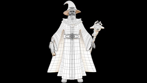 Original wizard staff 3D model - TurboSquid 1442377