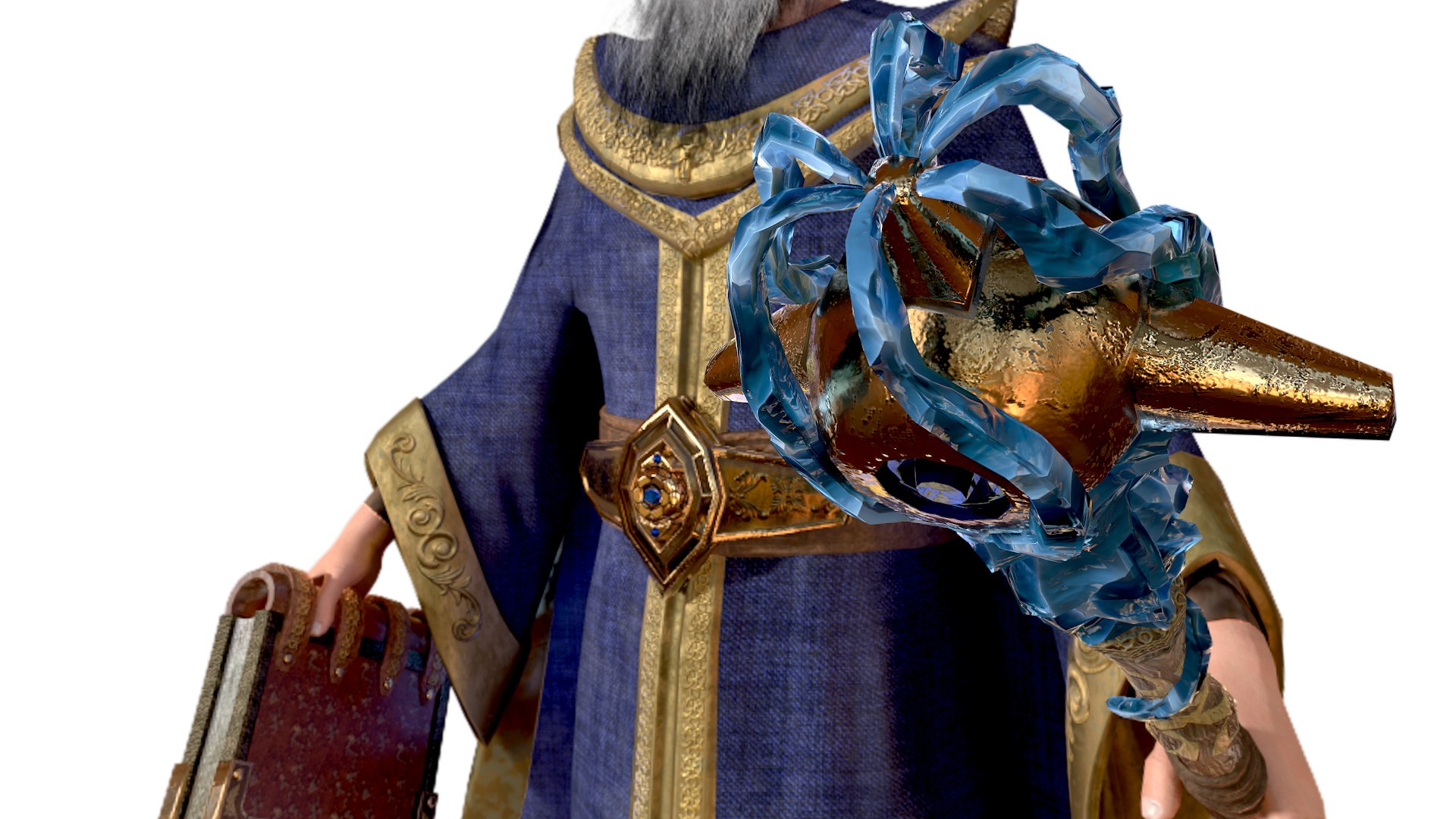 Original Wizard Staff 3D Model - TurboSquid 1442377