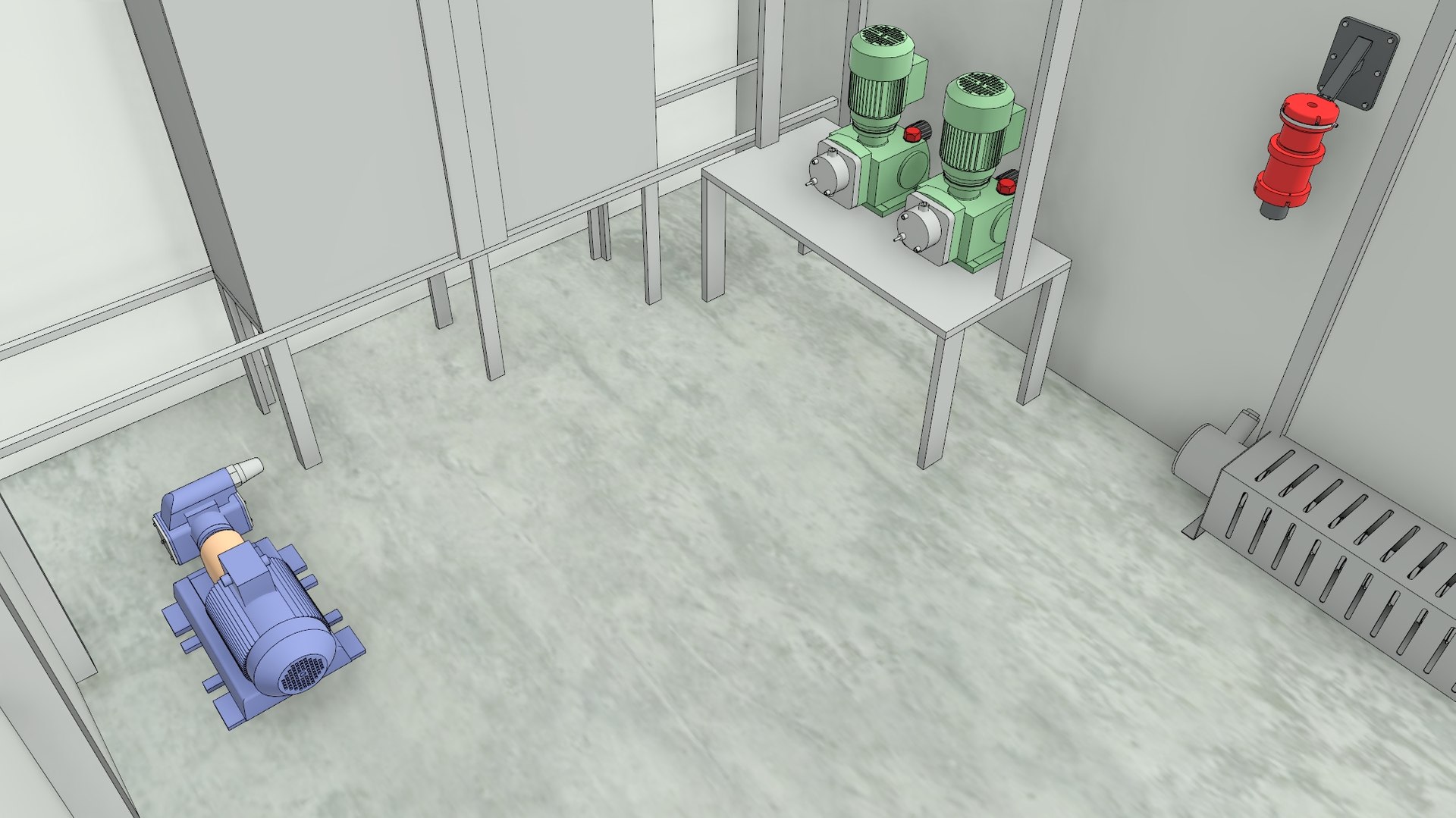 3D Chemical reagent supply block - TurboSquid 2162878