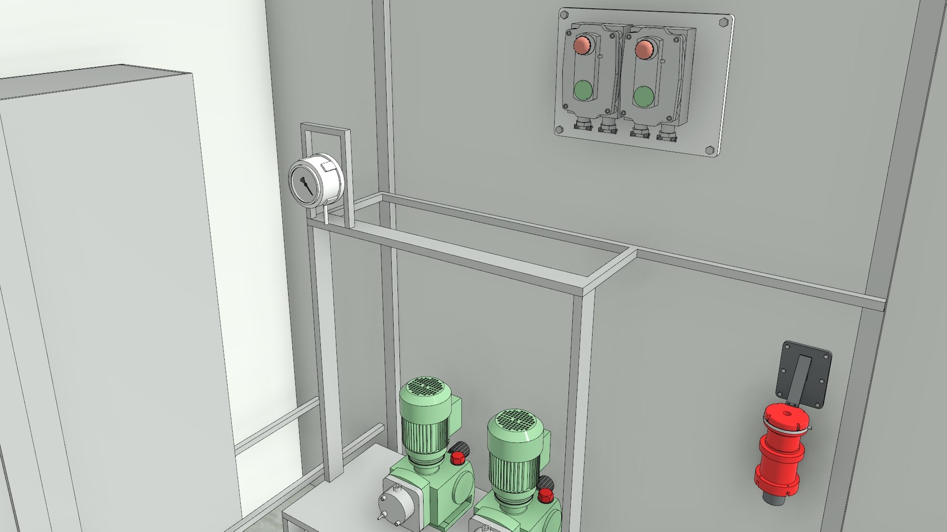 3D Chemical reagent supply block - TurboSquid 2162878