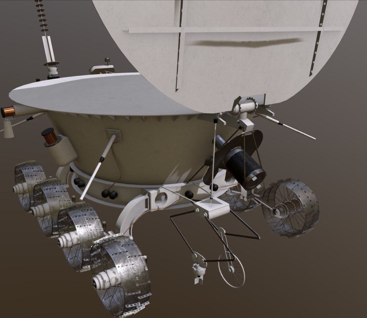 3D Lunokhod 1 - TurboSquid 1360636