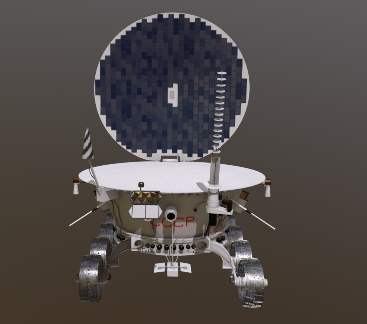 3D Lunokhod 1 - TurboSquid 1360636