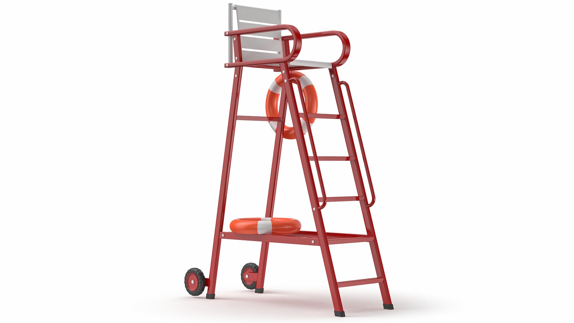 3D Lifeguard Chair 02 Model - TurboSquid 2033033