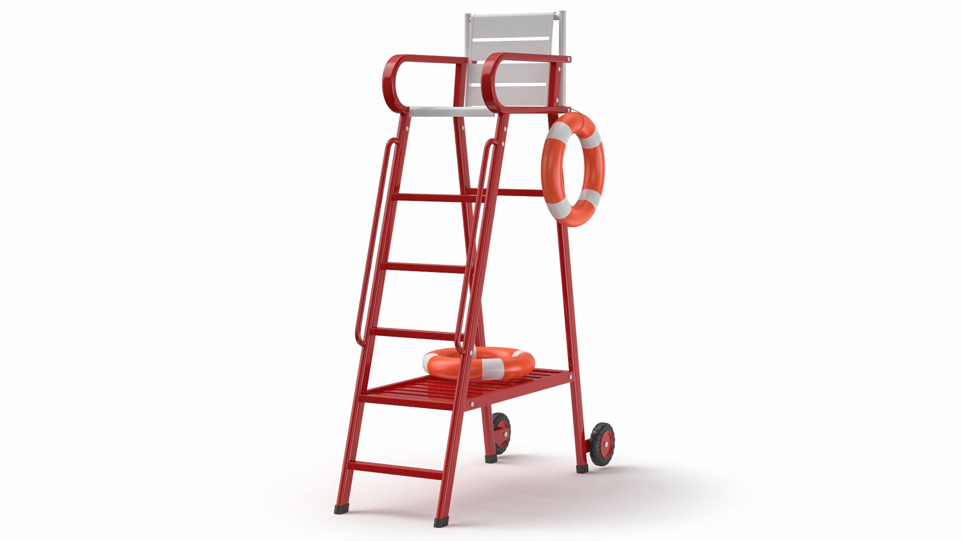 3D Lifeguard Chair 02 Model - TurboSquid 2033033