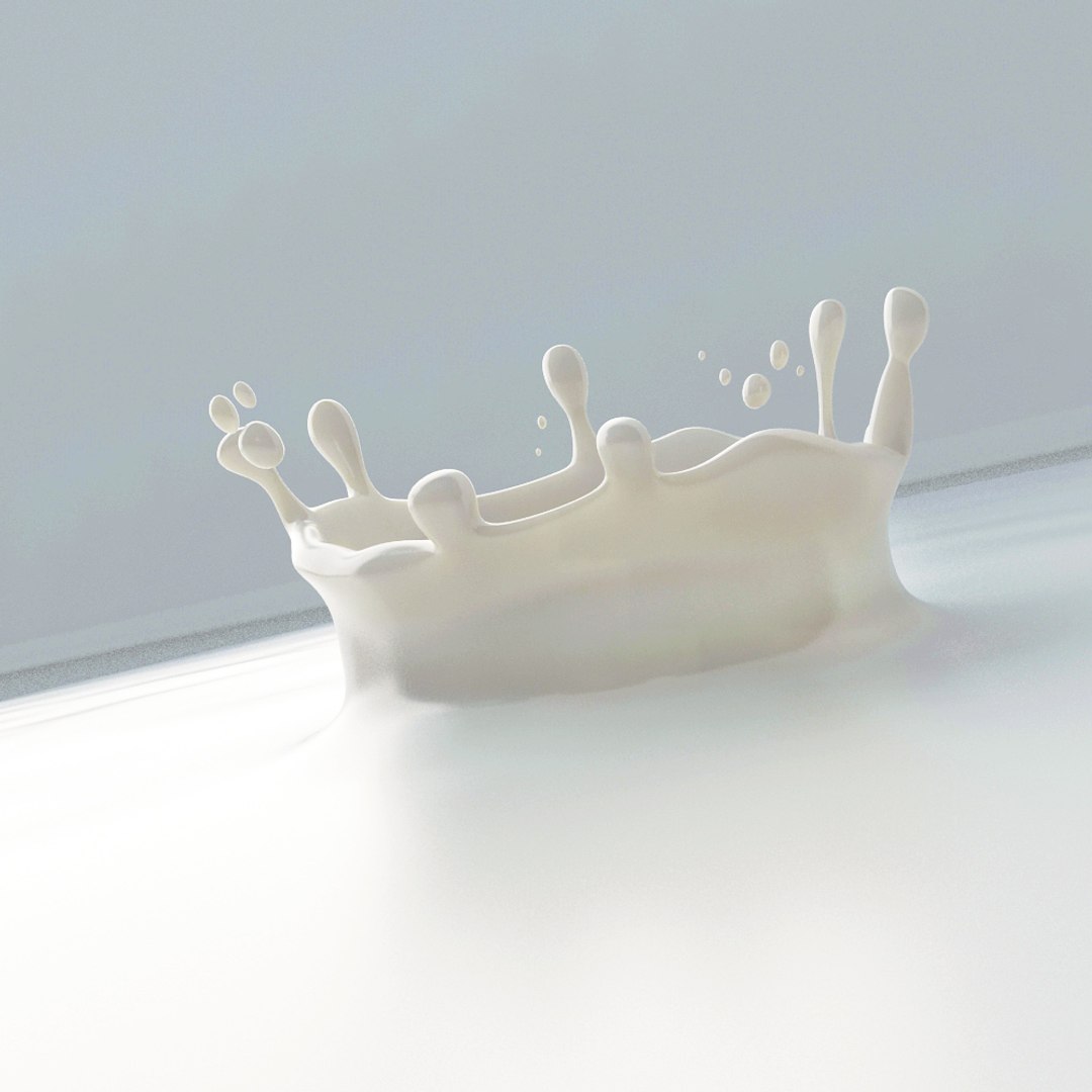3d Milk Drop Model
