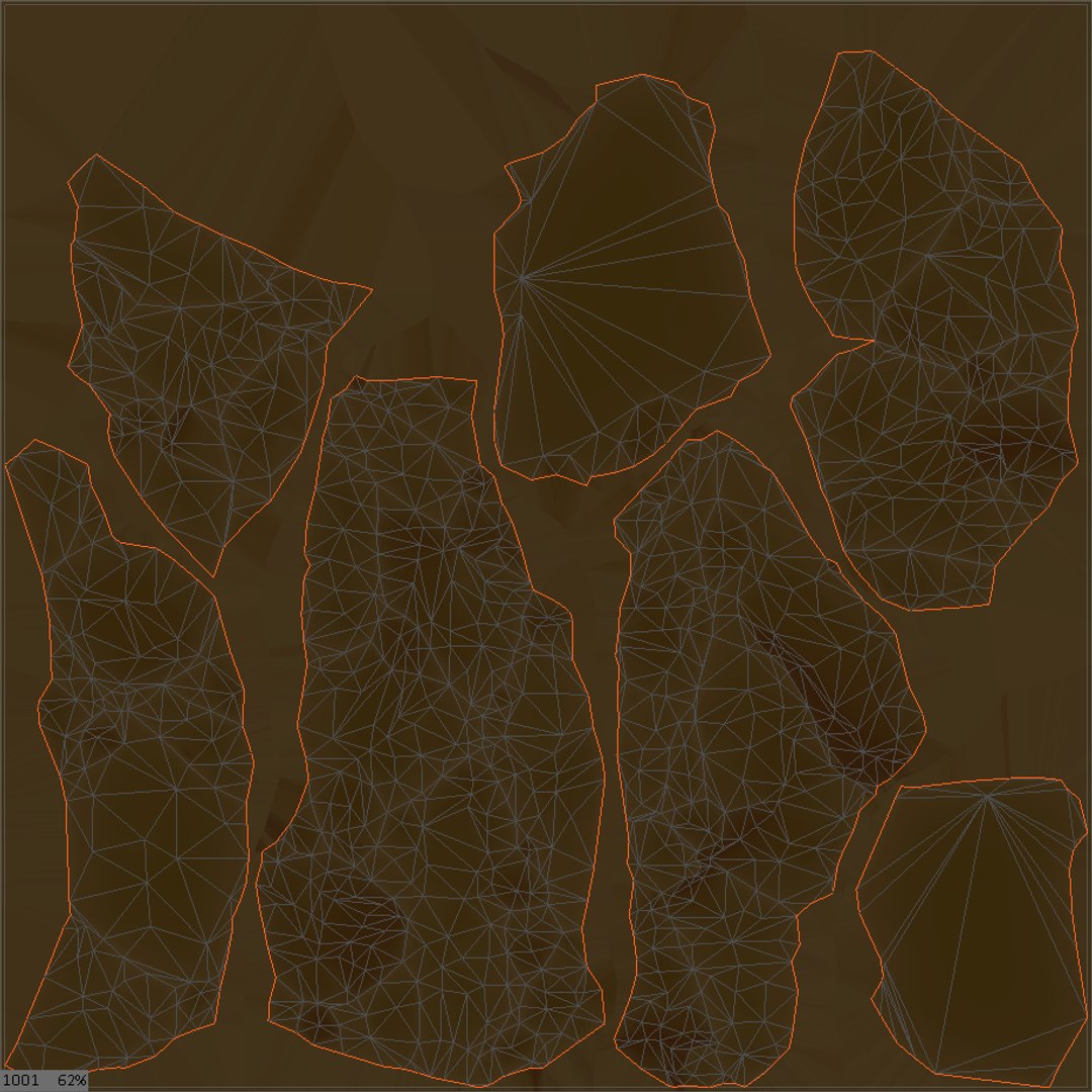 3D Stylized Desert Yellow Rock Collection model - TurboSquid 2156353