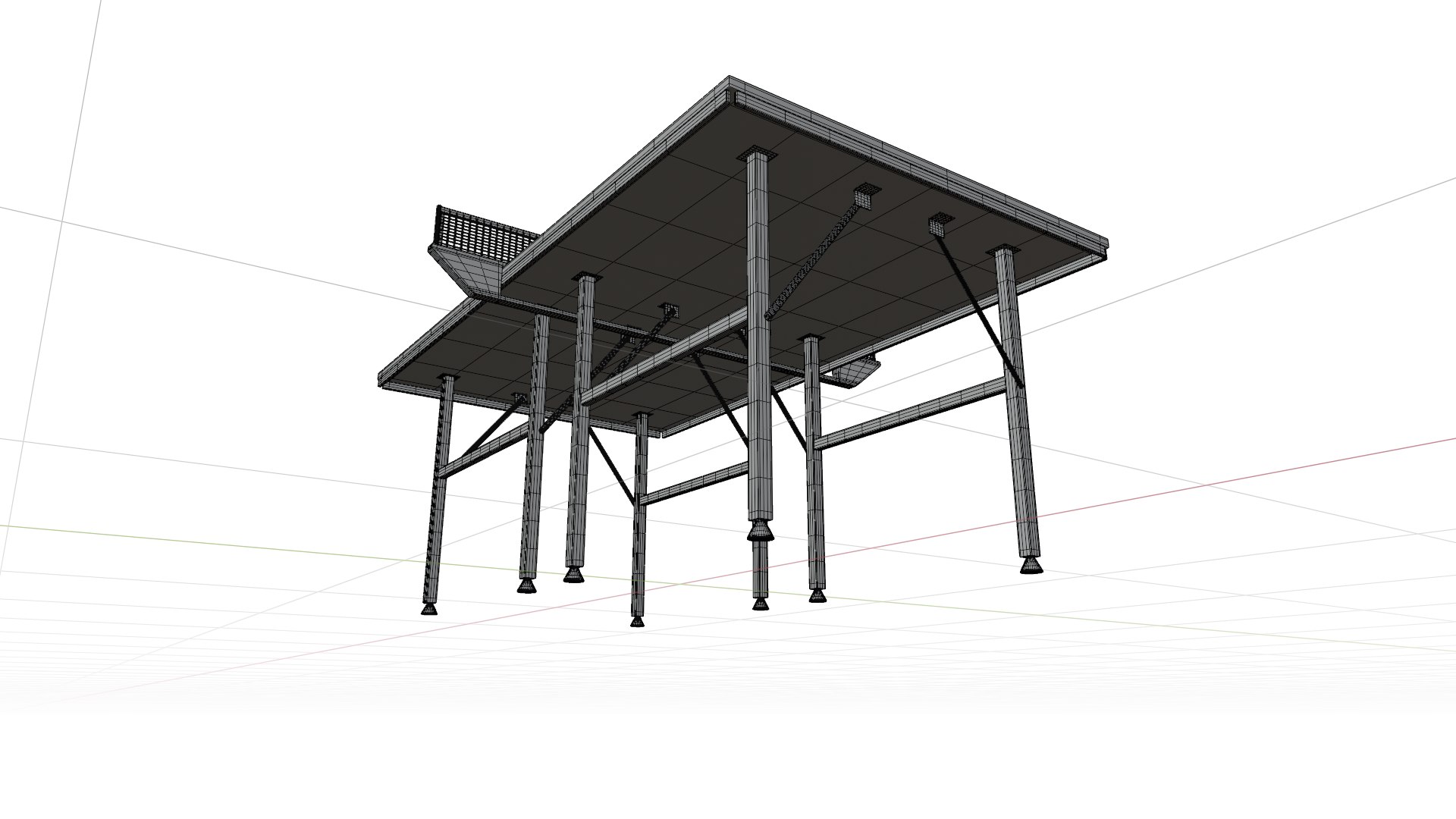 3D Model Table Tennis - TurboSquid 2091550