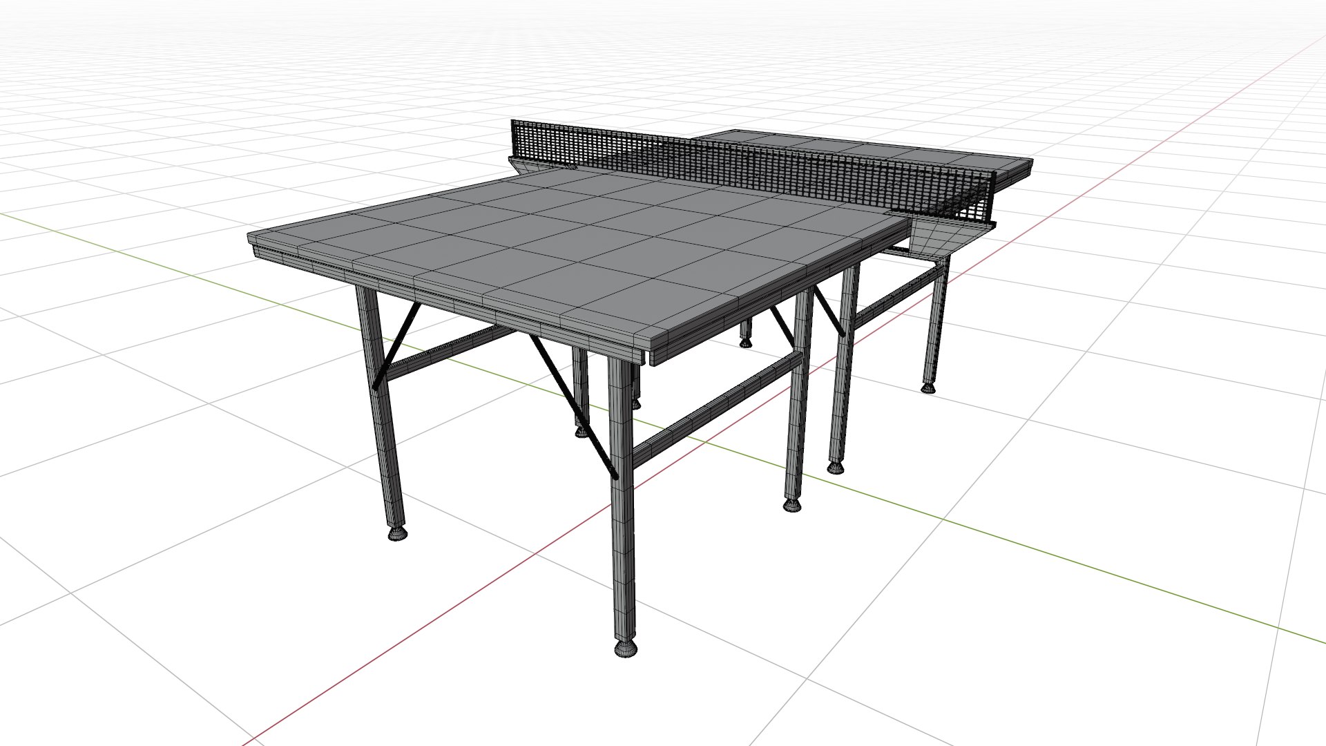 3D Model Table Tennis - TurboSquid 2091550