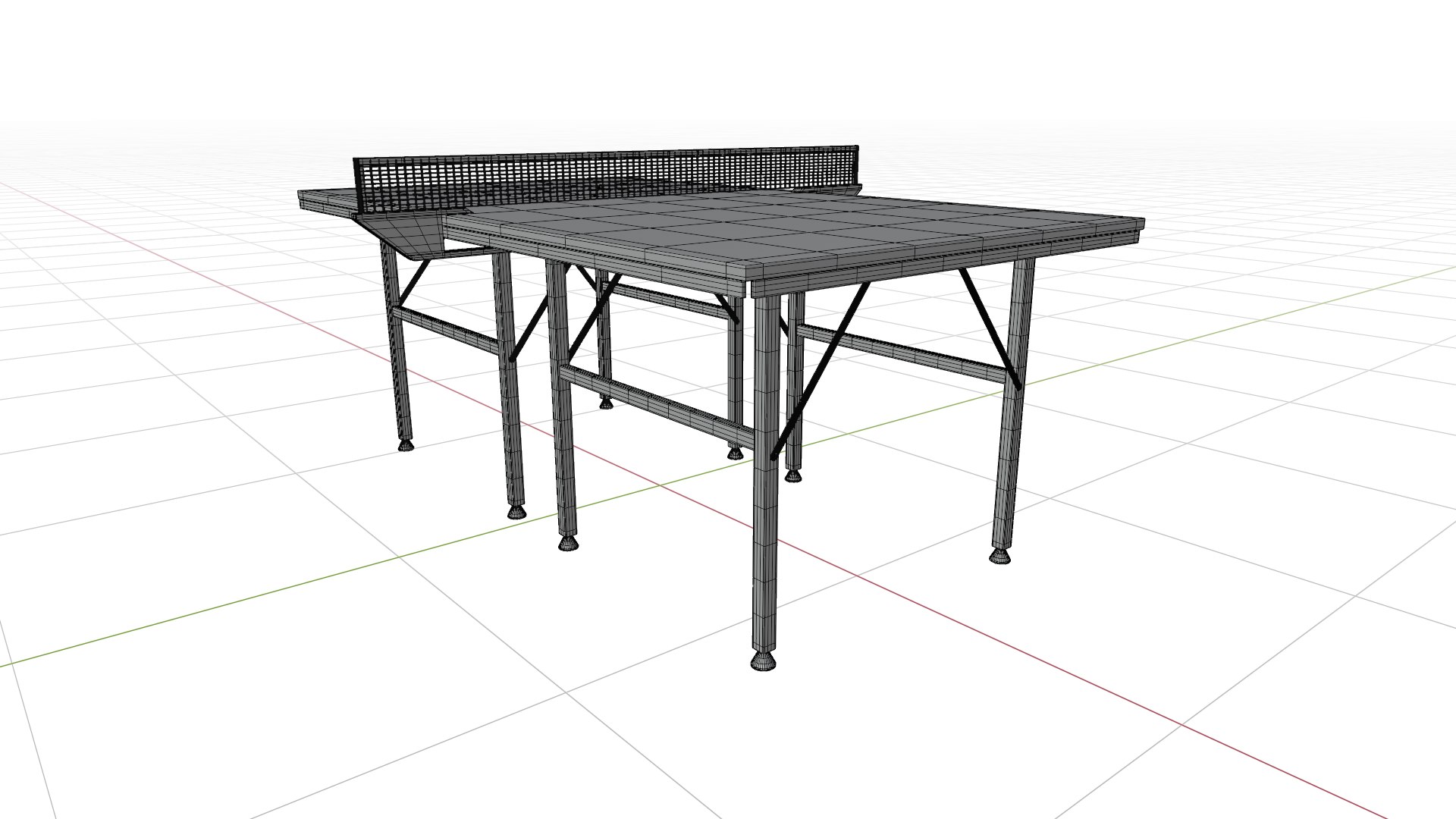 3D Model Table Tennis - TurboSquid 2091550