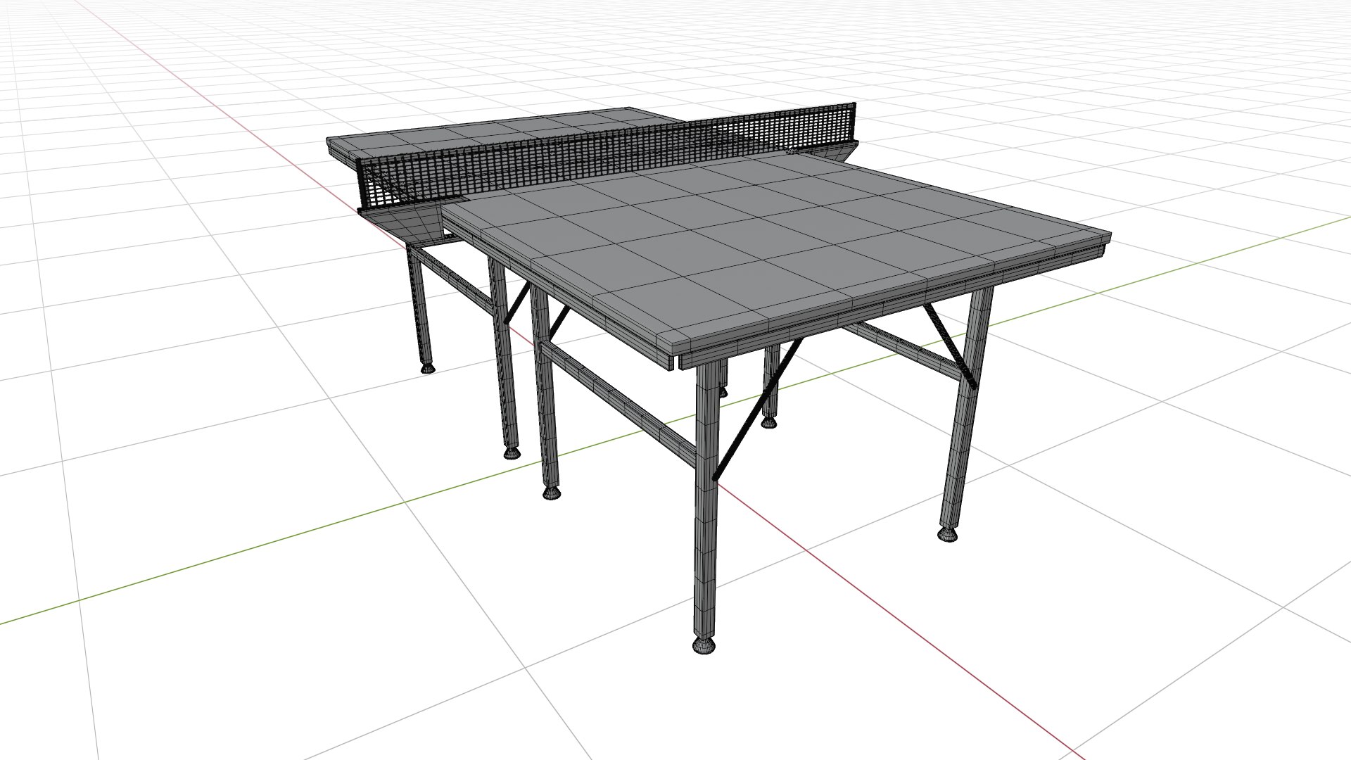 3D Model Table Tennis - TurboSquid 2091550