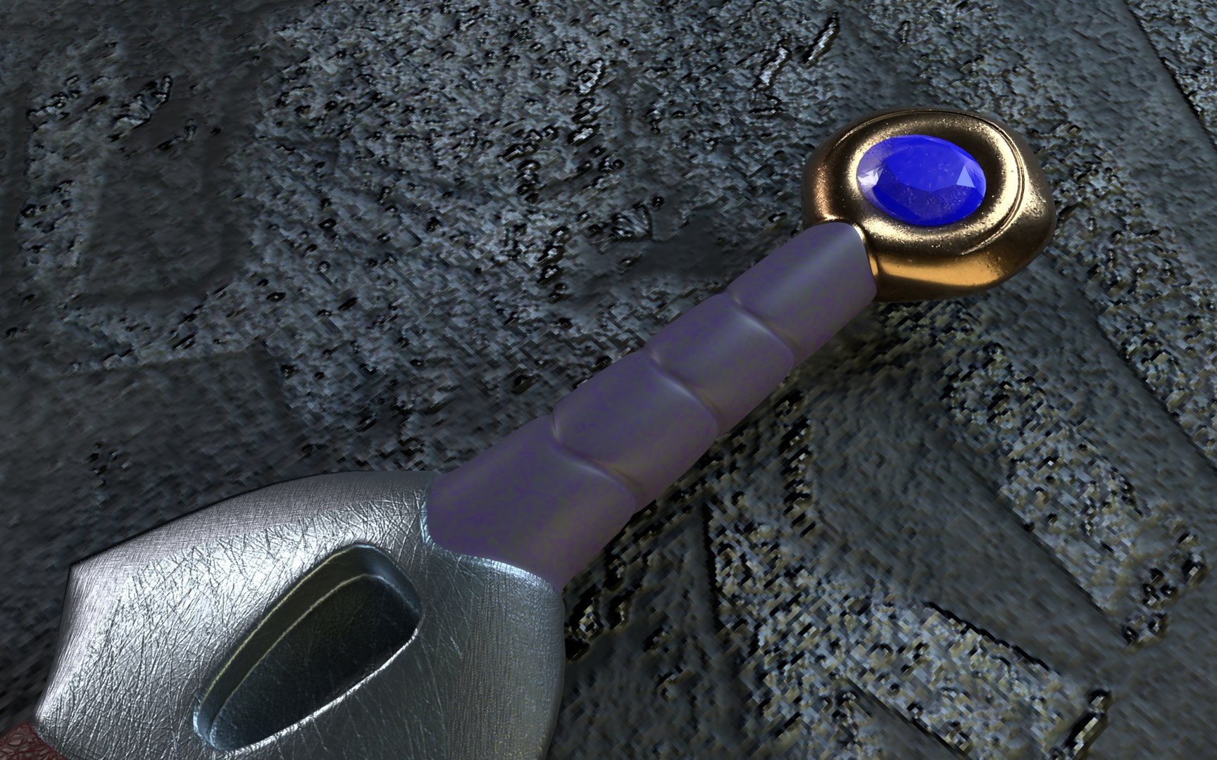 3D Blender Metallic - TurboSquid 1519187