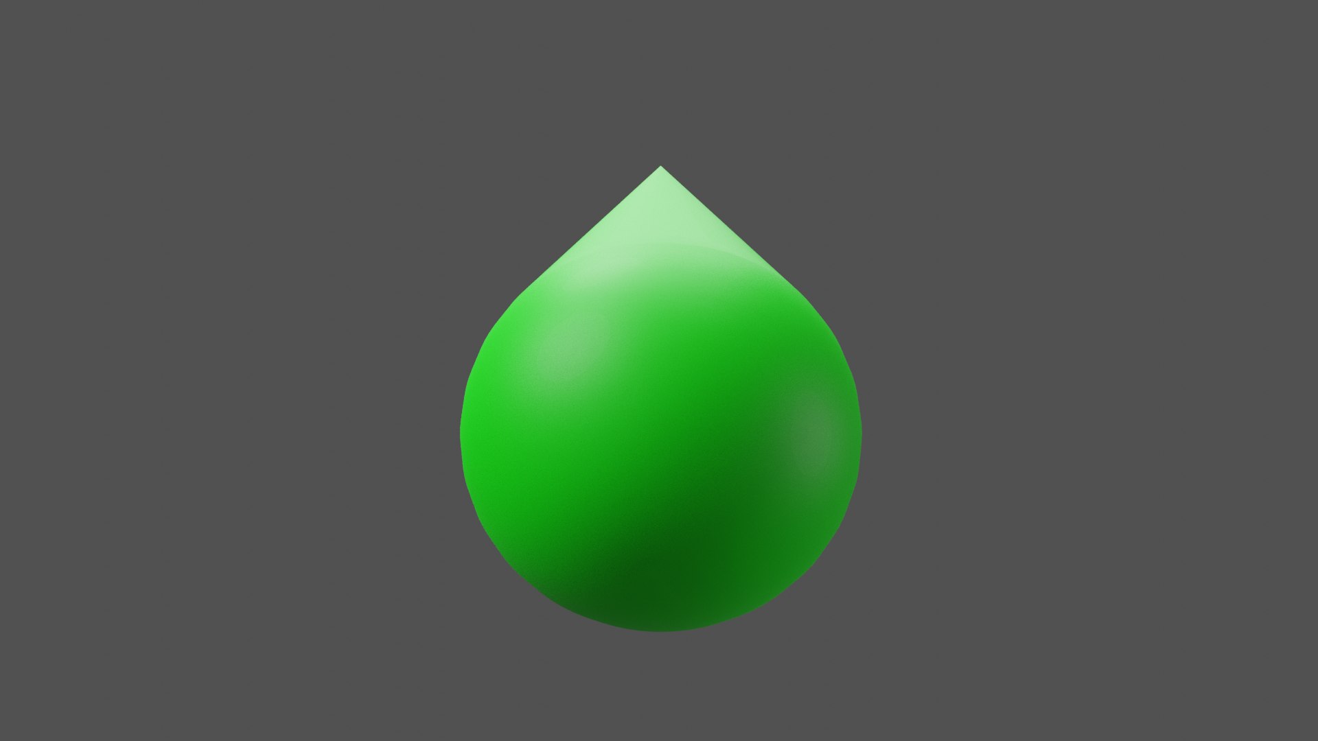 Green Drop 3D Model - TurboSquid 2038698