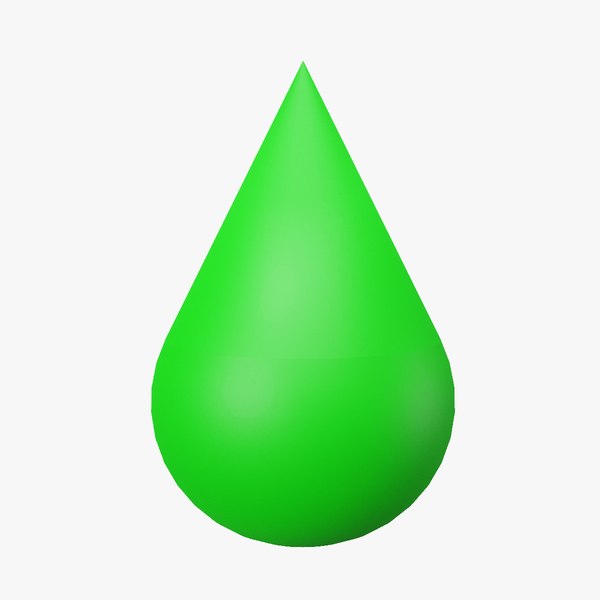 Green Drop 3D 모델 - TurboSquid 2038698