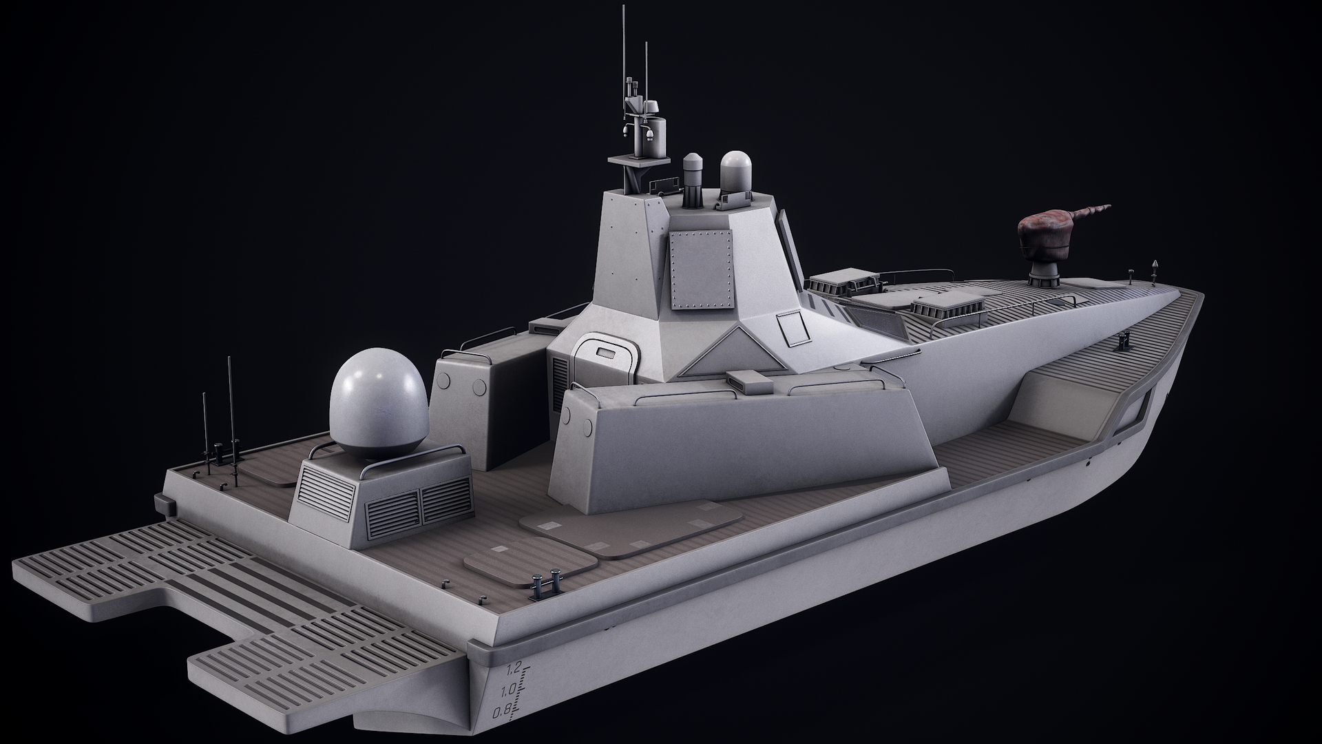 3D USV JARI Military AI Drone Ship - TurboSquid 1750525