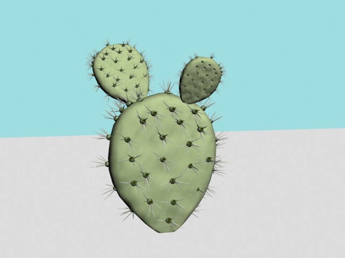 3d Max Thorn Cactus