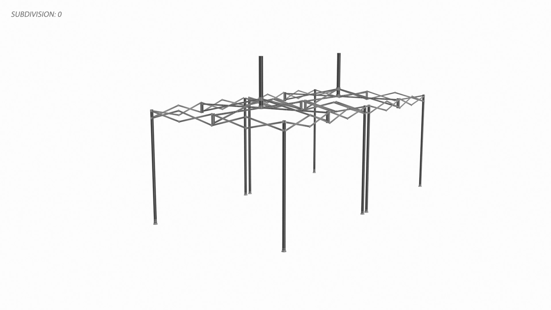 Canopy Tent Full Cover 3D Model - TurboSquid 1788273