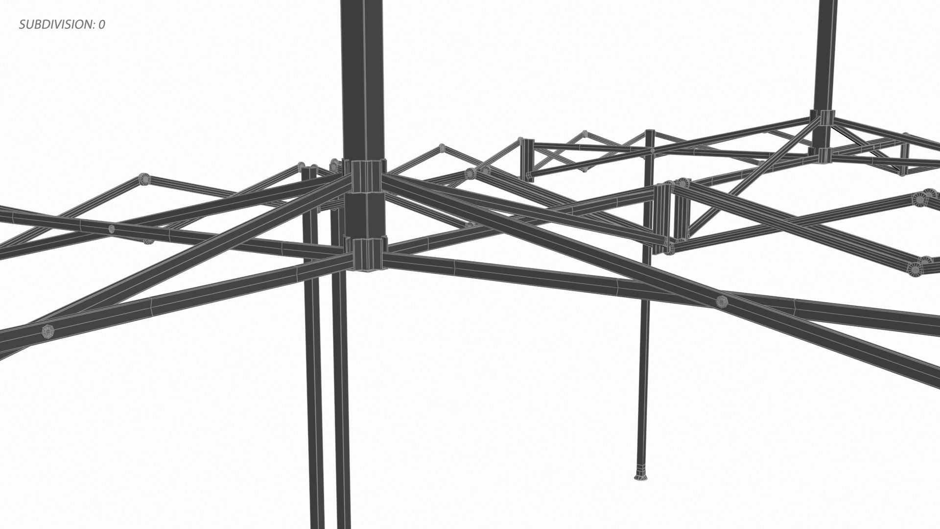 Canopy Tent Full Cover 3D Model - TurboSquid 1788273