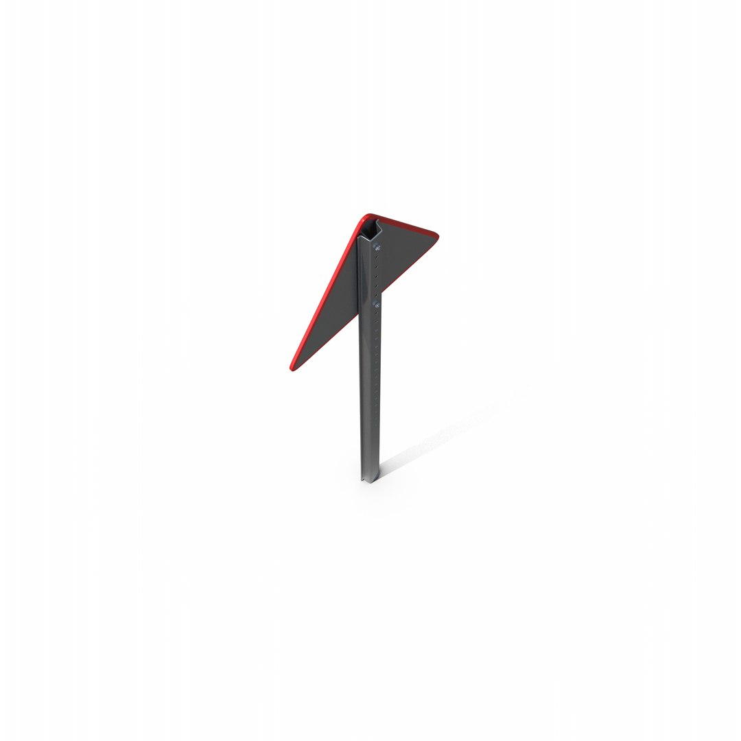3D Cross Road Of Junction Sign Pole - TurboSquid 2097437