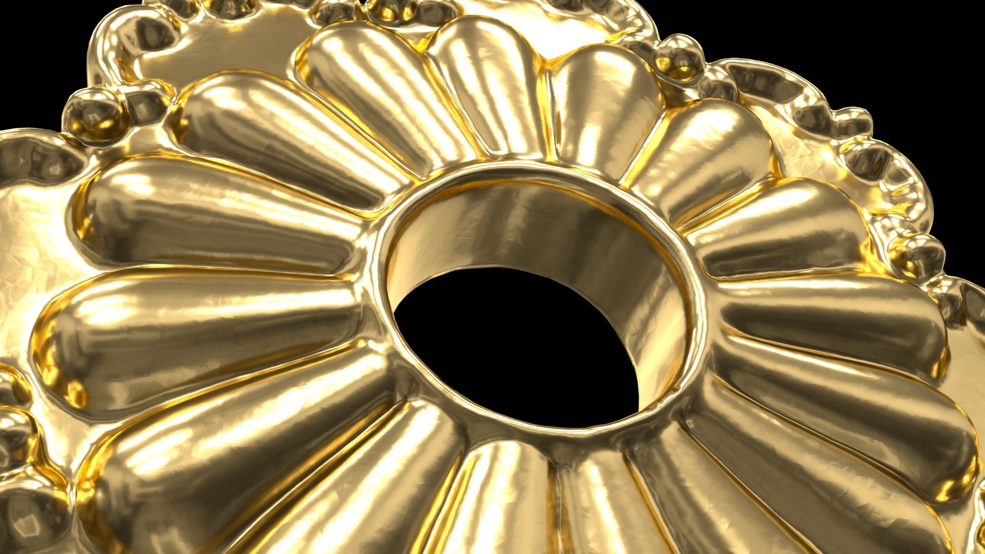 3D Model Ceiling Sockets Gypsum Plaster DR27 - TurboSquid 2014163