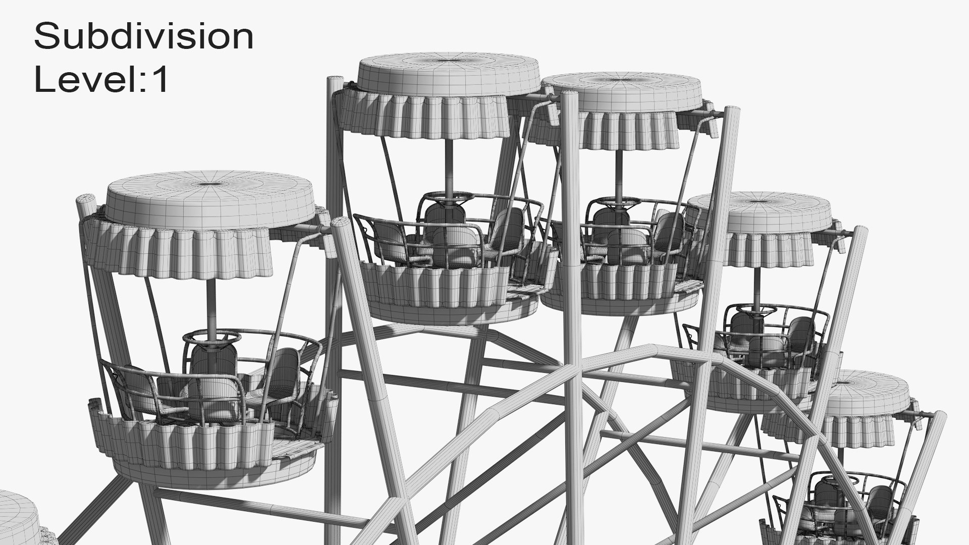 Ferris Wheel 3D Model - TurboSquid 1668380