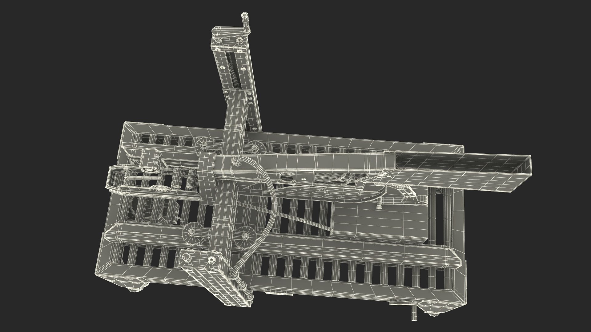 Auto Carton Packing Machine Yellow Rigged 3D model - TurboSquid 2093471
