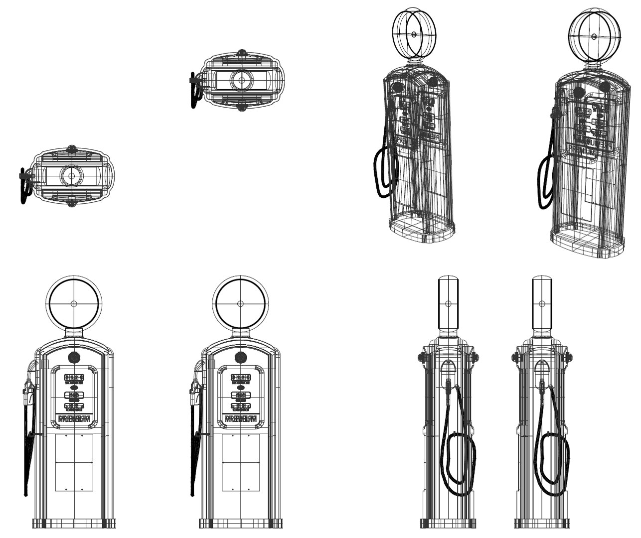 Vintage Texaco Chief Sky 3D Model - TurboSquid 1469402
